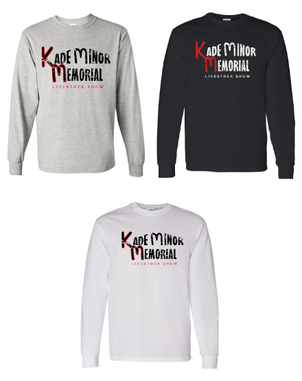 Kade Minor Memorial Long Sleeve T Shirts – Stuck On You Davis Designs