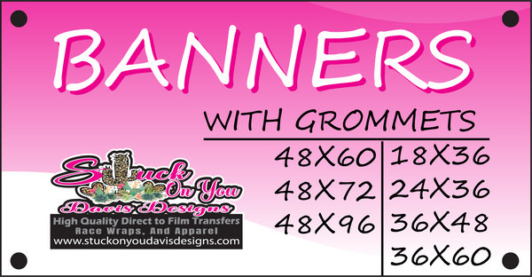 Banners – Stuck On You Davis Designs